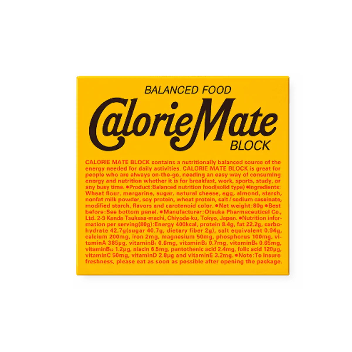 Otsuka Calorie Mate | Nijiya Online Store - Japanese grocery and more